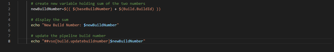 Set Calculated Value To Azure Devops Pipeline Buildnumber